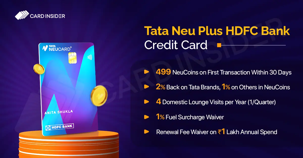 Tata Neu Plus HDFC Bank Credit Card: Features, Benefits & Apply Now
